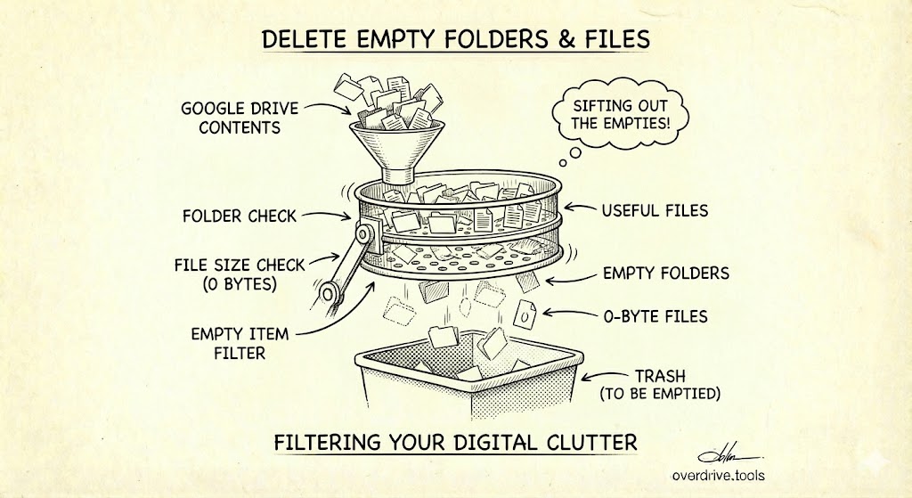 How to Find and Delete Empty Folders and Files in Google Drive ...