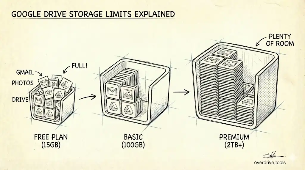 How Much Free Storage Does Google Drive Give You — And What Counts ...